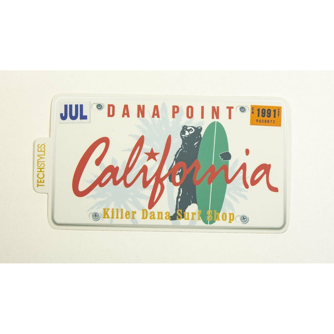 Cali Plate Sticker – Killer Dana Surf Shop